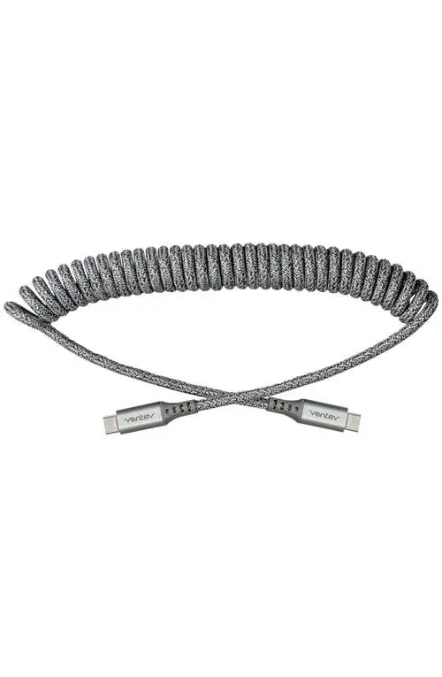 VENTEV Helix Usb-c To Usb-c High Speed Travel 3 Foot Cable