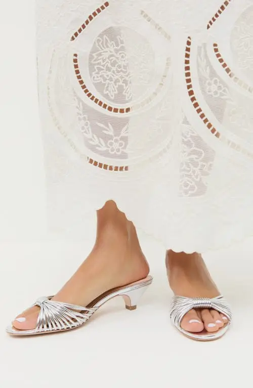 LOEFFLER RANDALL Dixie Kitten Heel Slide Sandal