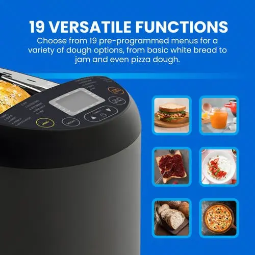 ELITE CUISINE Elite Ebm5316 2lb Programmable Bread Machine