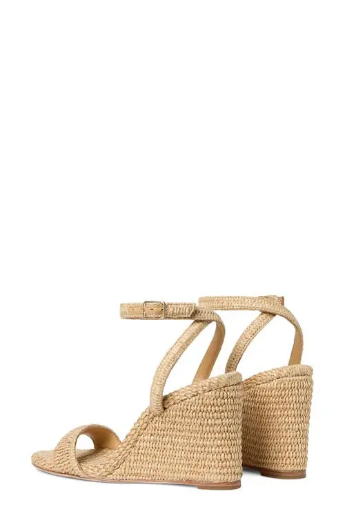 LOEFFLER RANDALL Gavi Raffia Wedge Sandals