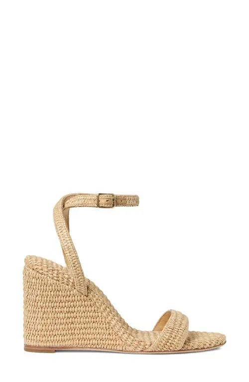 LOEFFLER RANDALL Gavi Raffia Wedge Sandals
