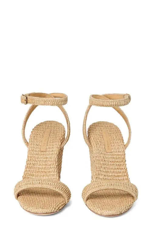 LOEFFLER RANDALL Gavi Raffia Wedge Sandals