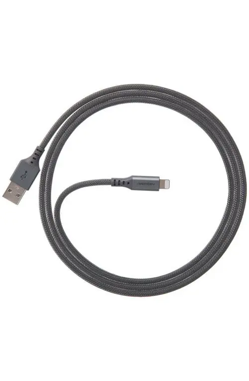 VENTEV Alloy Usb-a To Apple Lightning High Speed Ultradurable 4 Foot Cable - Silver