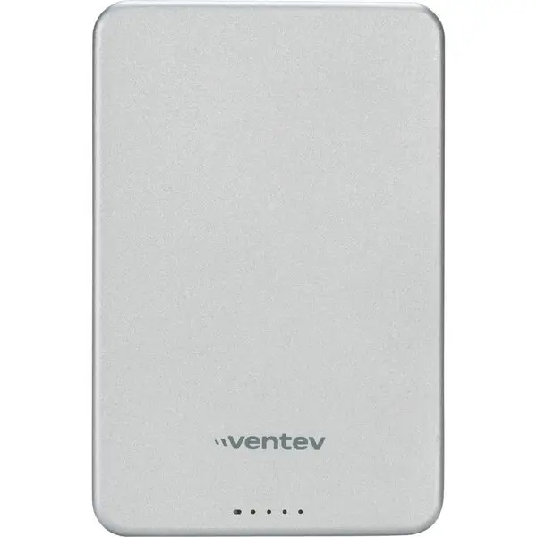 VENTEV 5k Mah Qi2 Wireless Ultrafast Portable Magnetic Battery - Gray