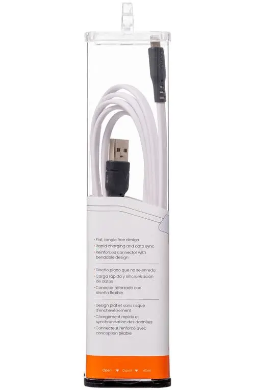 VENTEV Flat Usb-a To Apple Lightning High Speed Tangle-free 6 Foot Cable