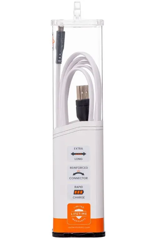 VENTEV Flat Usb-a To Apple Lightning High Speed Tangle-free 6 Foot Cable