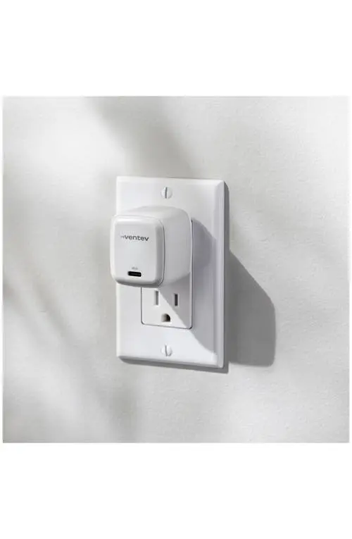 VENTEV 45w Ultrafast Usb-c Universal Gan Mini Wall Charger And 240w Usb-c To Usb-c Cable