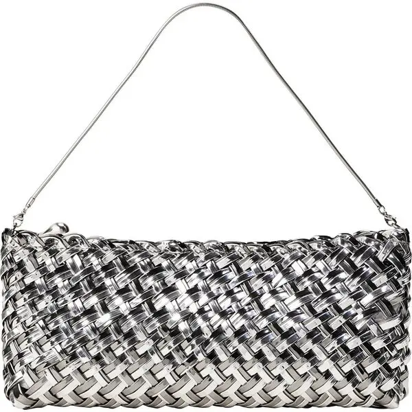 NAGHEDI Gala Metallic Clutch