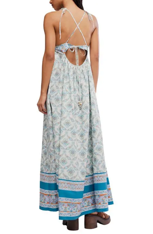 Free People Sorrento Stroll Printed Maxi Dress - Ivory Combo