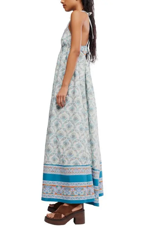 Free People Sorrento Stroll Printed Maxi Dress - Ivory Combo