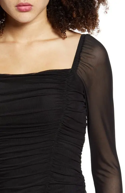 leith ruched dress black Trendy Ruched Dresses You Can Dress Up Or Down for Fall 2017!