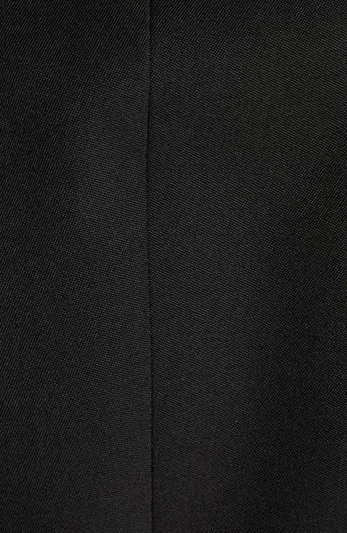 Alexander McQueen Off The Shoulder Wool Grain De Poudre Harness Jacket