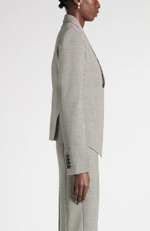 Alexander McQueen Houndstooth Wool Jacket