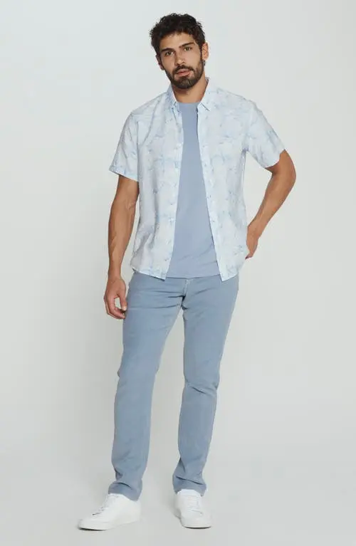 7 Diamonds Linden Floral Short Sleeve Button-up Shirt