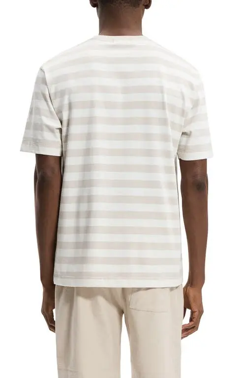 Theory Relaxed Stripe Pima Cotton T-shirt