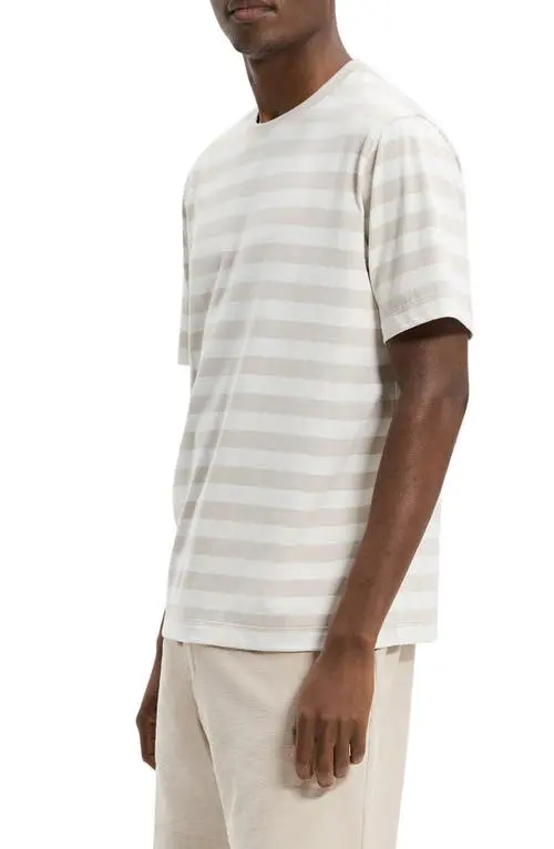 Theory Relaxed Stripe Pima Cotton T-shirt