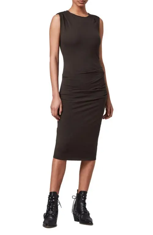 ALLSAINTS Rina Side Ruched Body-con Dress