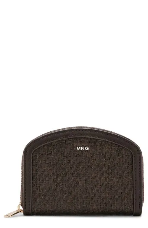 Mango Medium Zip Wallet - Chocolate