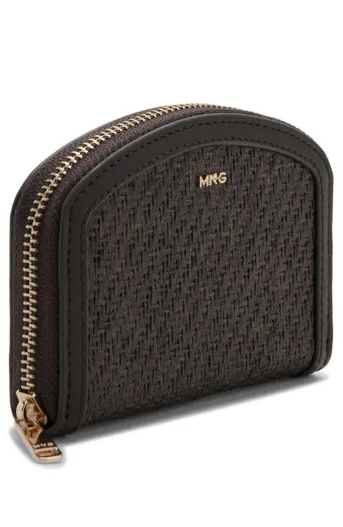 Mango Medium Zip Wallet - Chocolate