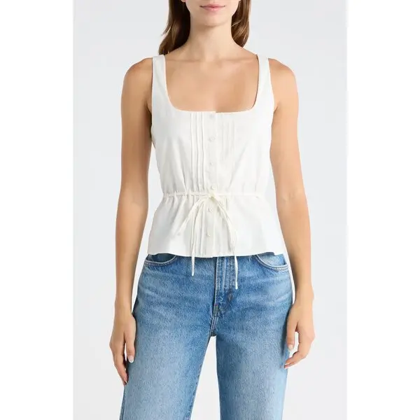 REFORMATION Elowen Poplin Top