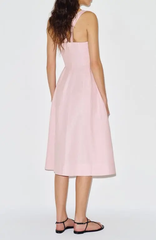 REFORMATION Roma Linen Sundress - Cherry Blossom