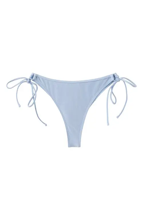 Mango Tie Side Bikini Bottoms - Sky Blue