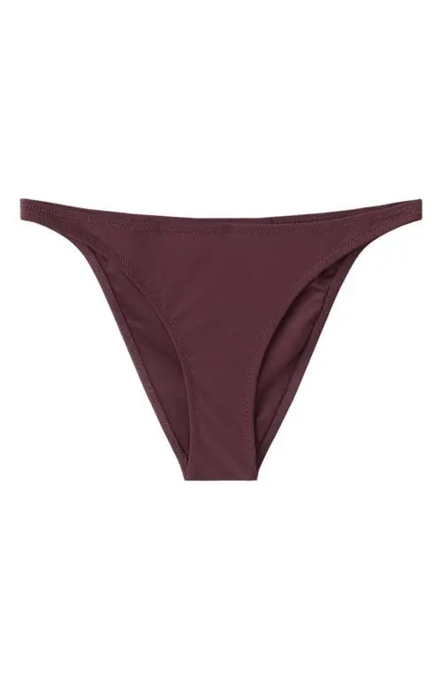 Mango Classic Bikini Bottoms - Wine