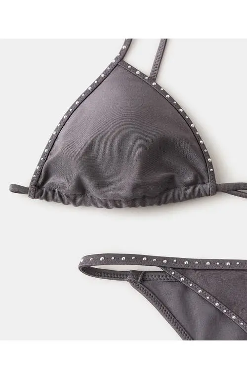 Mango Embellished Hipster Bikini Bottoms
