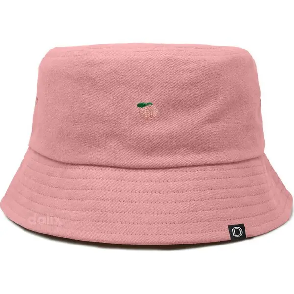 DALIX Lil Peach Bucket Hat - Peach Melba
