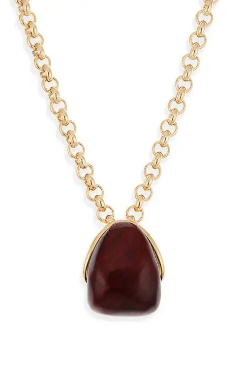 Jacquemus Le Pendant Raisin Necklace - Gold/brown