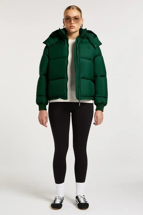4TH ARQ Hudson Long Sleeve Hooded Puffer Coat