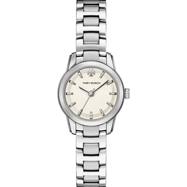 Tory Burch The Small Miller Bracelet Watch - Silver