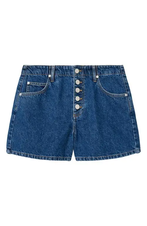 ALLSAINTS Tay Exposed Fly Denim Shorts