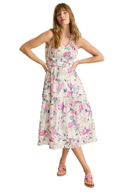 Tommy Bahama Floral Gardens Sleeveless Midi Dress