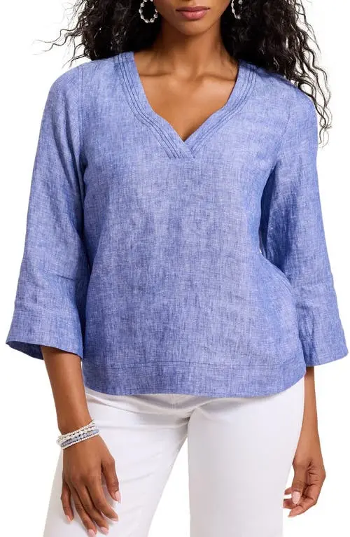 Tommy Bahama Linen Popover Top