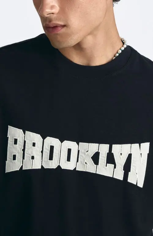 Brooklyn Industries Logo Appliqué T-shirt