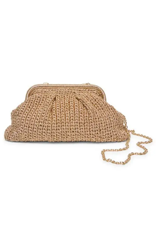 Dolce Vita Woven Frame Clutch