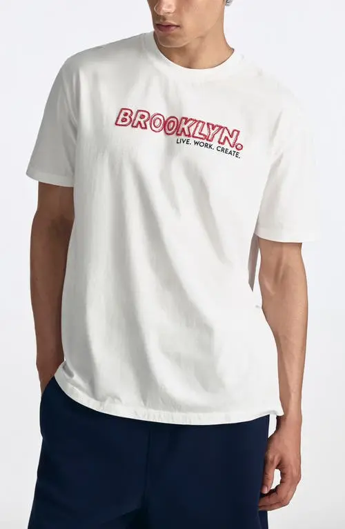 Brooklyn Industries Embrouidered Logo Graphic T-shirt