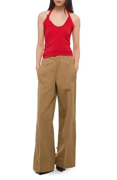 Helmut Lang Twist Dancer Top In Stretch Jersey - Adrenaline Rush