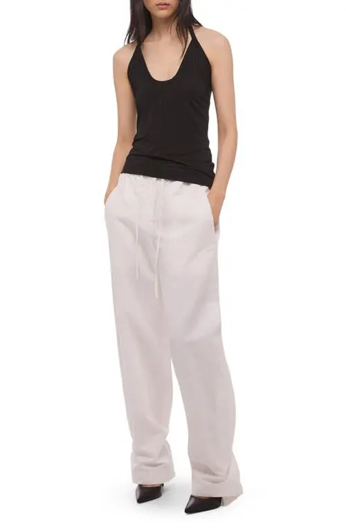 Helmut Lang Twist Dancer Top In Stretch Jersey - Black
