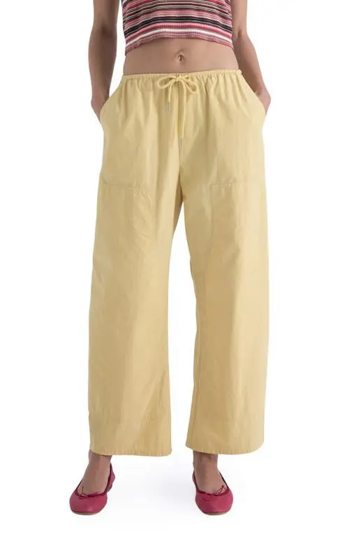 PISTOLA Theo Cotton Drawstring Pants - Light Tumeric