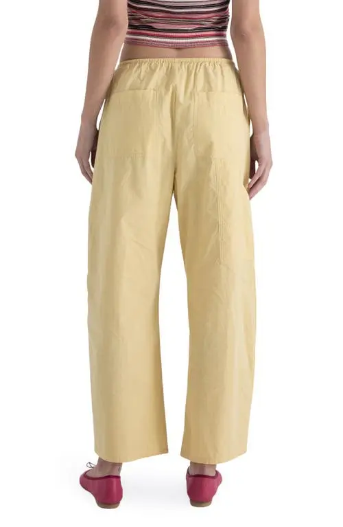 PISTOLA Theo Cotton Drawstring Pants - Light Tumeric