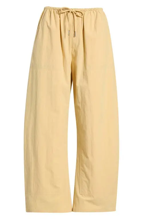 PISTOLA Theo Cotton Drawstring Pants - Light Tumeric