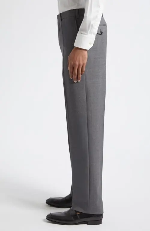 J. MUESER Waverly High Twist Virgin Wool Trousers
