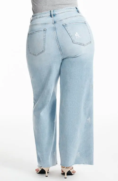 BAYEAS Embellished High Waist Wide Leg Jeans