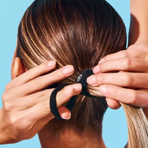 GIMME BEAUTY Low Profile Seamless Nylon Hair Bands With Band Ring