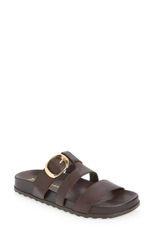 Paul Green Diego Platform Slide Sandal - Moro Soft Leather