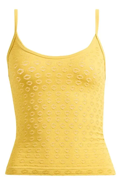 BDG URBAN OUTFITTERS Open Knit Camisole - Yellow