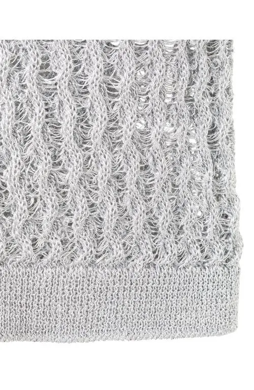 Mango Open Stitch Knit Vest