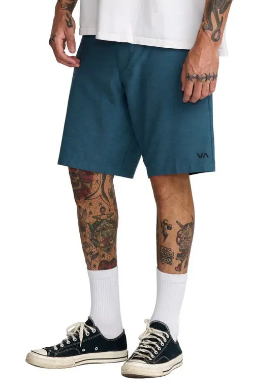 Rvca Course Chino Shorts - Denim Heather